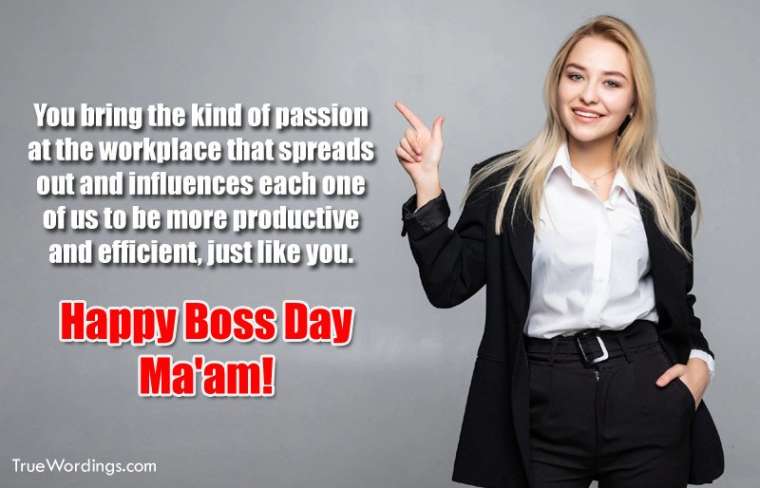 Happy Boss Day Wishes – True Inspirational Wordings, Great Thoughts ...